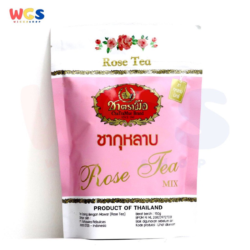 Jual Chatramue Thai Tea Rose Tea Original 150g - Thai Tea Original BPOM ...