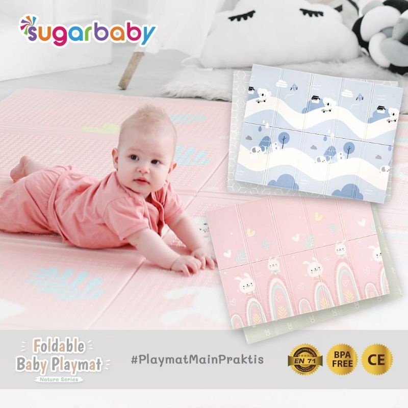 Jual Karpet Lipat Sugar Baby /Matras Bayi Sugarbaby Foldable Baby ...