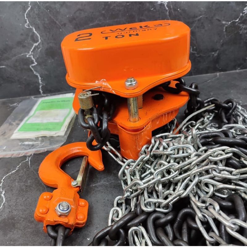 Jual Takel/Chain Block 2 Ton x 6 meter Heavy duty weka ORIGINAL GERMANY ...