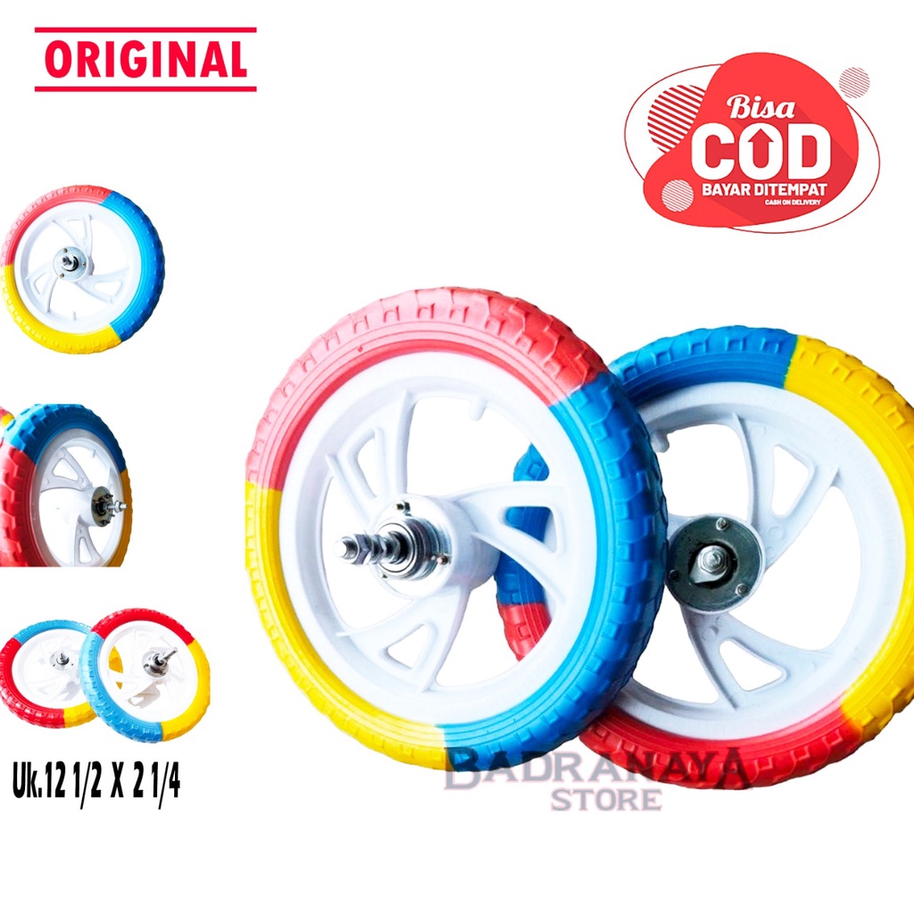 Jual Sepasang (2pcs) Ban Sepeda Anak Mini Ban Busa Ban Eva Roda Mati Uk ...