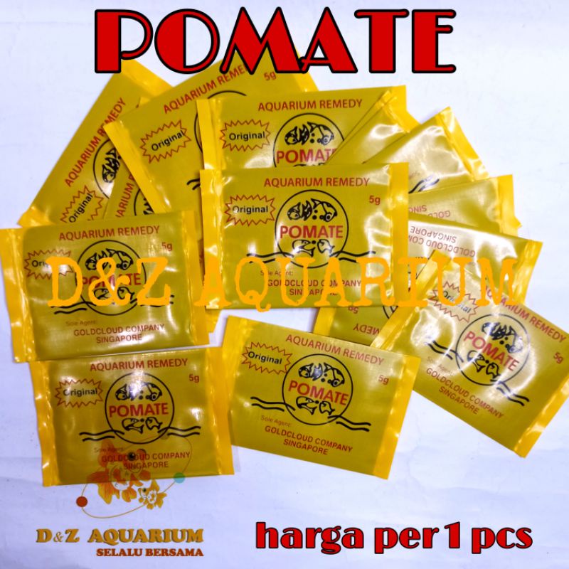 Jual Obat Ikan Pomate Asli 5 gr Pomet Ikan Hias Arwana Jamur Pomad ...