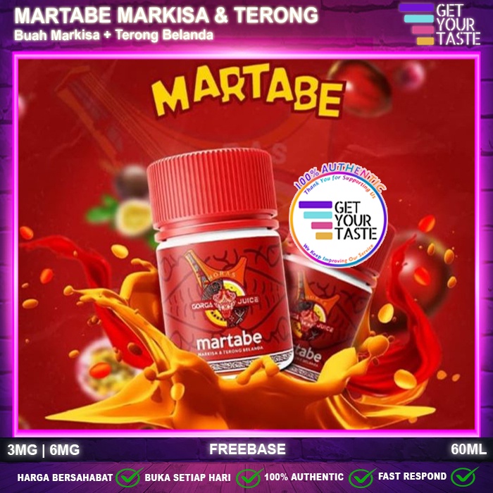 Jual Liquid Martabe Markisa & Terong Belanda 60ML by Gorga Juice ...