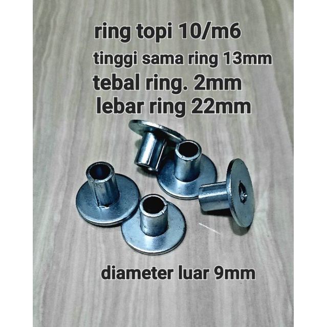 Jual ring topi 10 tinggi 13mm | Shopee Indonesia