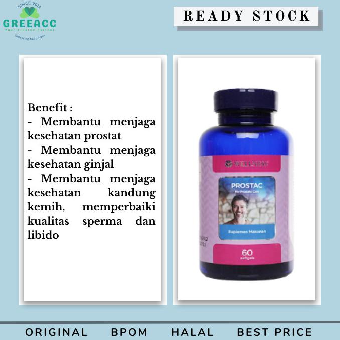 Jual Wellness Prostac 60 Kapsul Vitamin Suplemen untuk Prostat dan ...