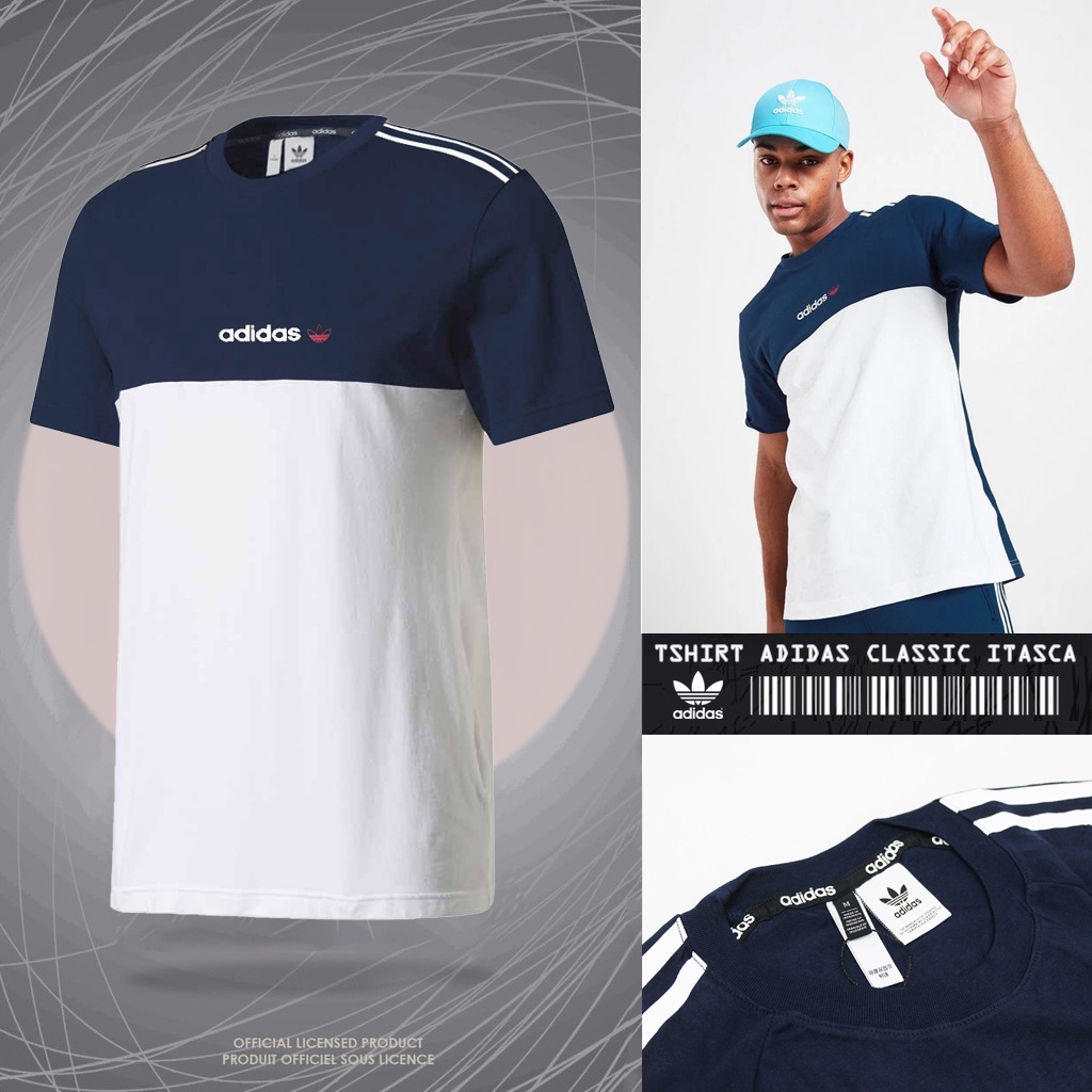 Jual TSHIRT ADIDAS / KAOS ADIDAS PREMIUM KLASIK ITASCA 24S / BAJU ...