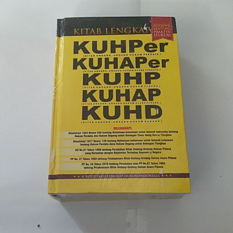 Jual KITAB LENGKAP:KUHPER,KUHAPER,KUHP,KUHAP,KUHD | Shopee Indonesia