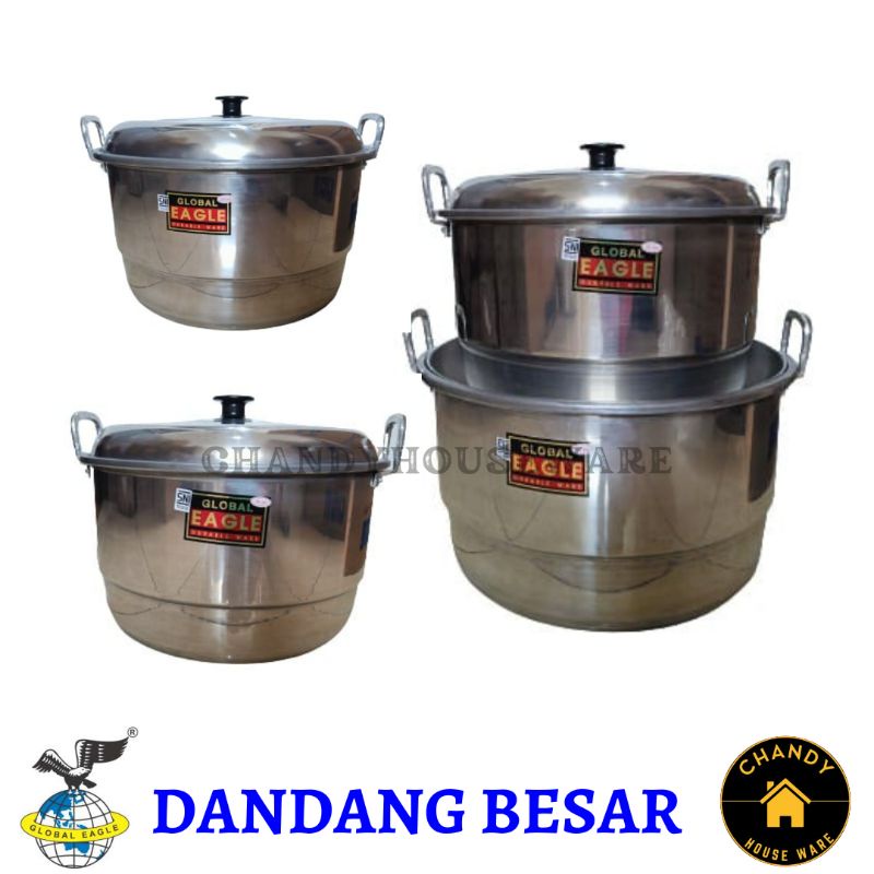 Jual DANDANG ALUMINIUM BESAR / PANCI KUKUS / LANGSENG 36 40 45 50 55 CM ...