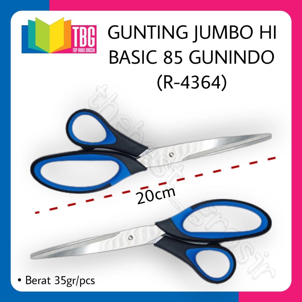 Jual 1 PCS GUNTING JUMBO HI BASIC 85 GUNINDO PEMOTONG KERTAS BESAR (R ...