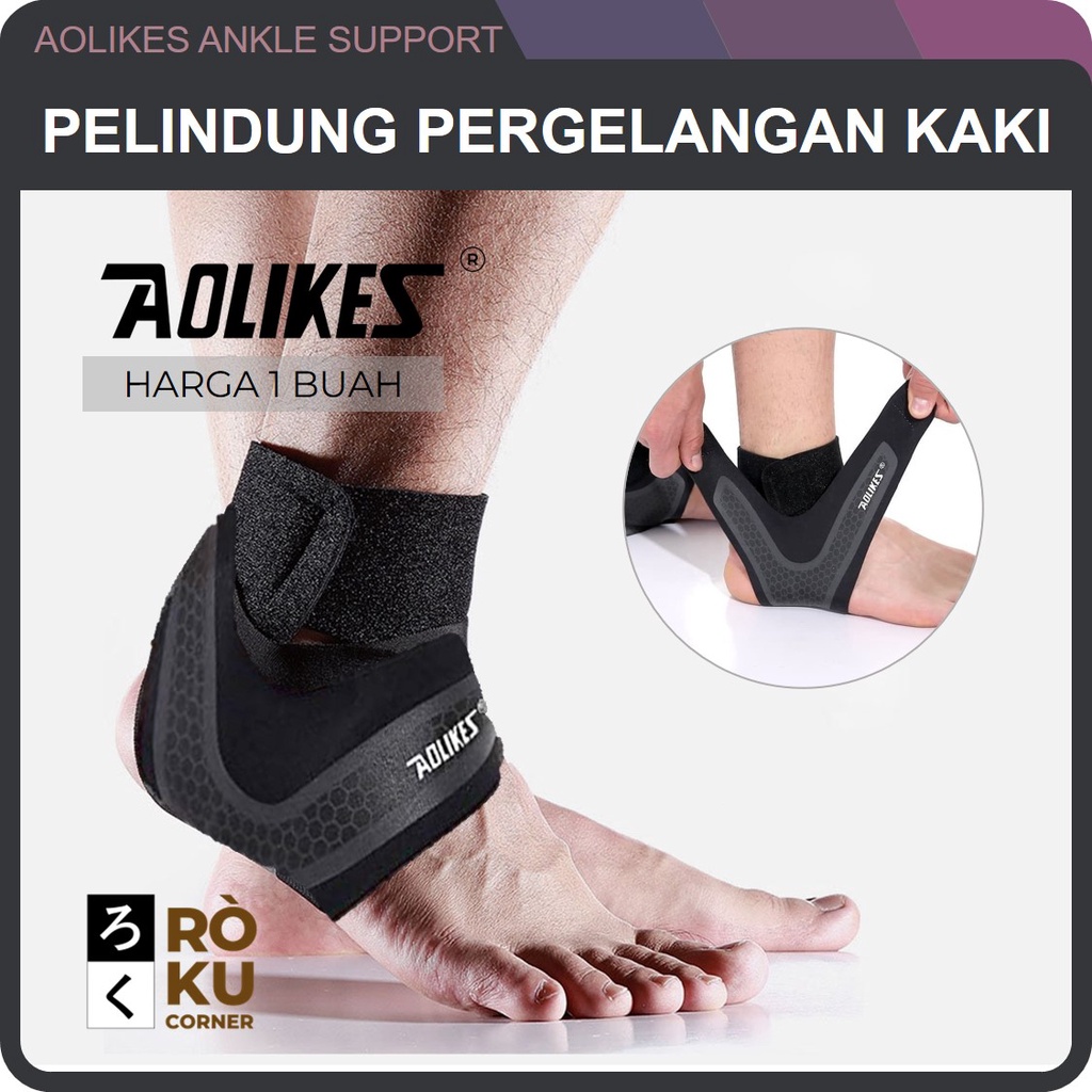 Jual Aolikes Ankle Support Brace Deker Pelindung Engkel Pergelangan ...
