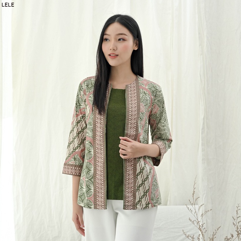 Jual Evercloth Lele Atasan Wanita Blouse Top Baju Batik Wanita Atasan ...