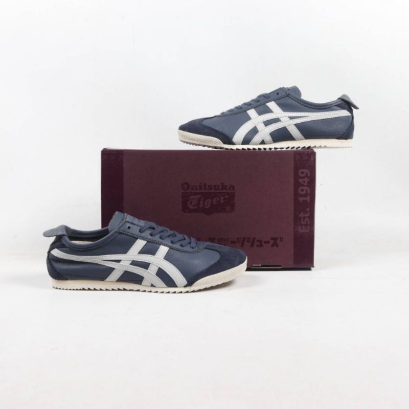 Jual Sepatu Onitsuka Tiger Mexico 66 Nippon Navy White Japan | Shopee Indonesia