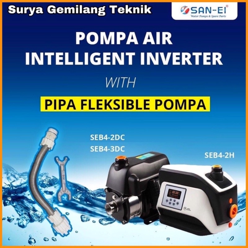 Jual Pompa Dorong Booster Smart Inverter SAN EI SEB4-2DC SANEI SEB 4 ...
