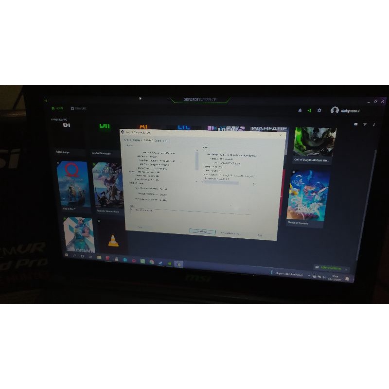 Jual laptop gaming MSI GP62MVR not ROG, PREDATOR, LEGION, NITRO ...