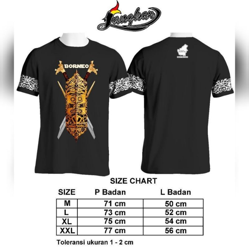 Jual Baju Kaos Motif Tameng Beraneka Ragam Suku Dayak Motif Khas Dayak Distro Kalimantan ...
