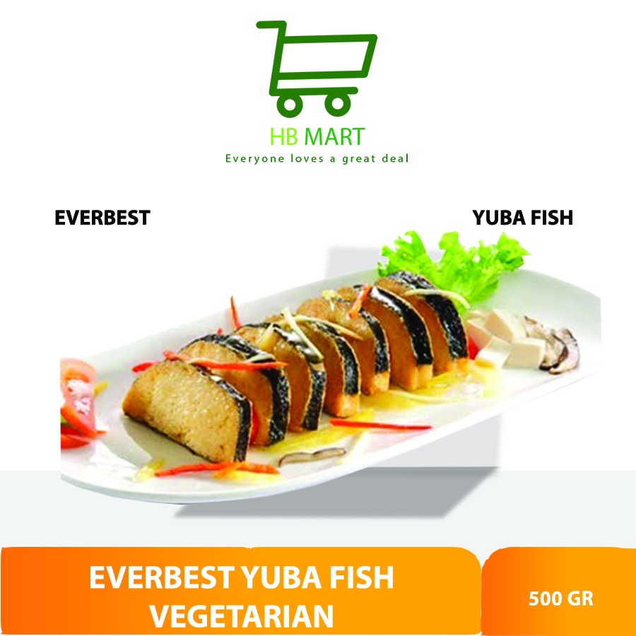 Jual Everbest Yuba Fish 500gr / Ikan Analog Vegetable Vegetarian ...