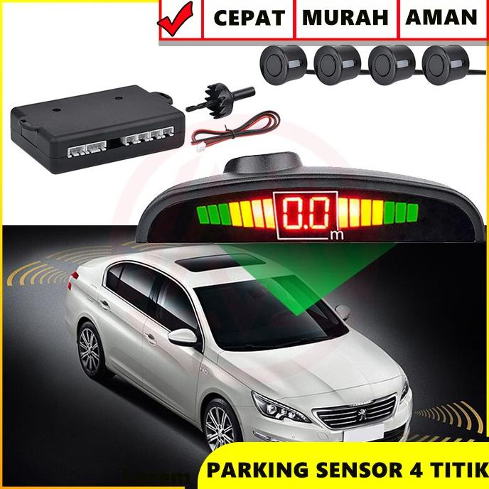 Jual SENSOR PARKIR 4 TITIK DENGAN INDIKATOR LED DISPLAY | Shopee Indonesia