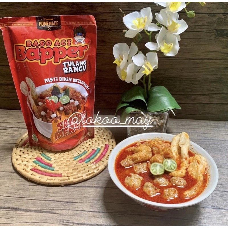 Jual Baso Aci Bapper Tulang Rangu Mercon 170gr | Shopee Indonesia