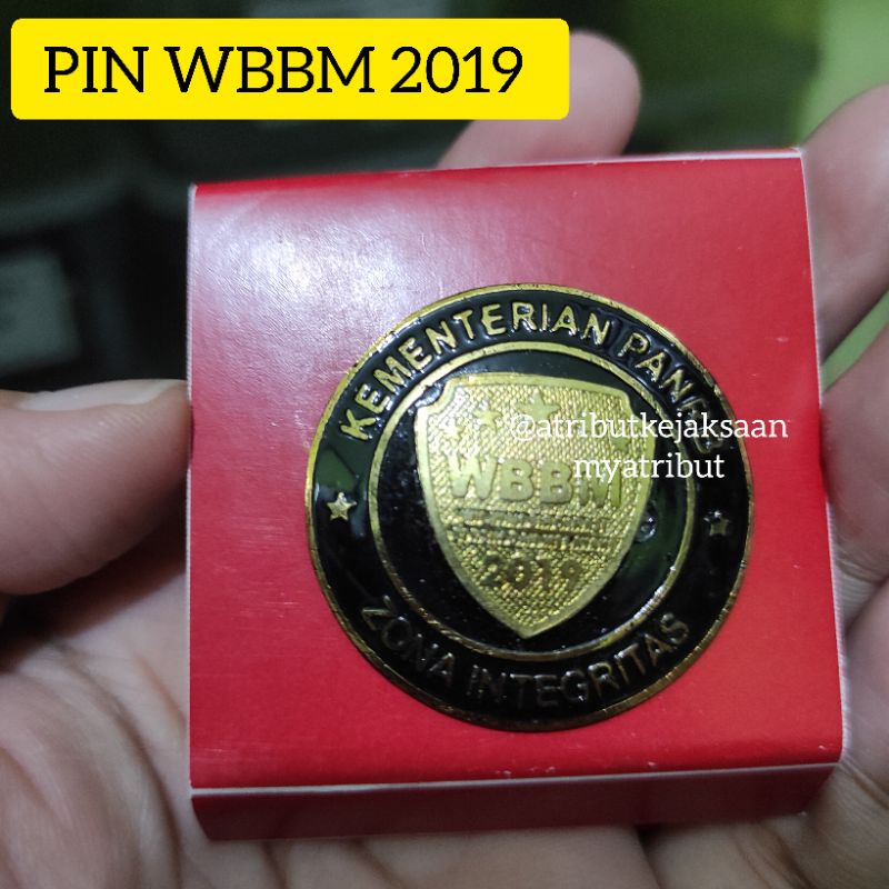 Jual Pin WBBM 2019 Logam Kementrian pan RB Zona Integrasi | Shopee ...