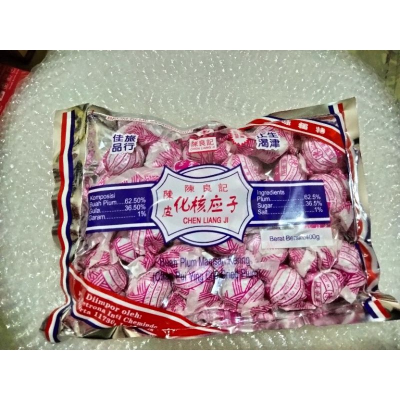 Jual Buah Plum Manisan Kering (400g) Chan Pui Ying Che Dried Plum ...