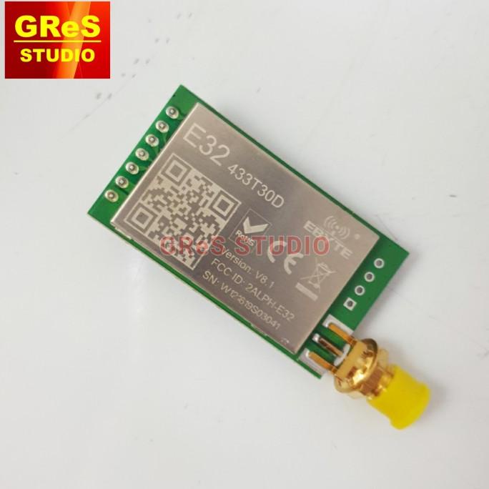 Jual E32-433T30D LoRa UART SX1278 433MHz 1W RF Module Transmitter ...