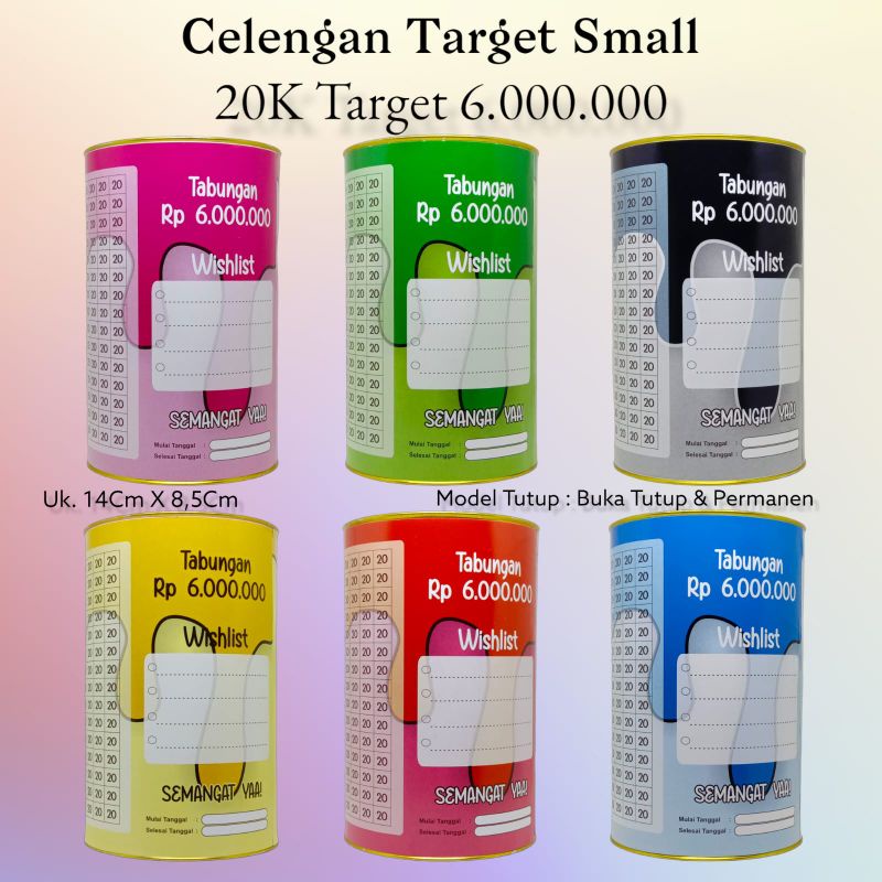 Jual Celengan Target 20k Target 6jt Celengan Target Viral Celengan Atm ...