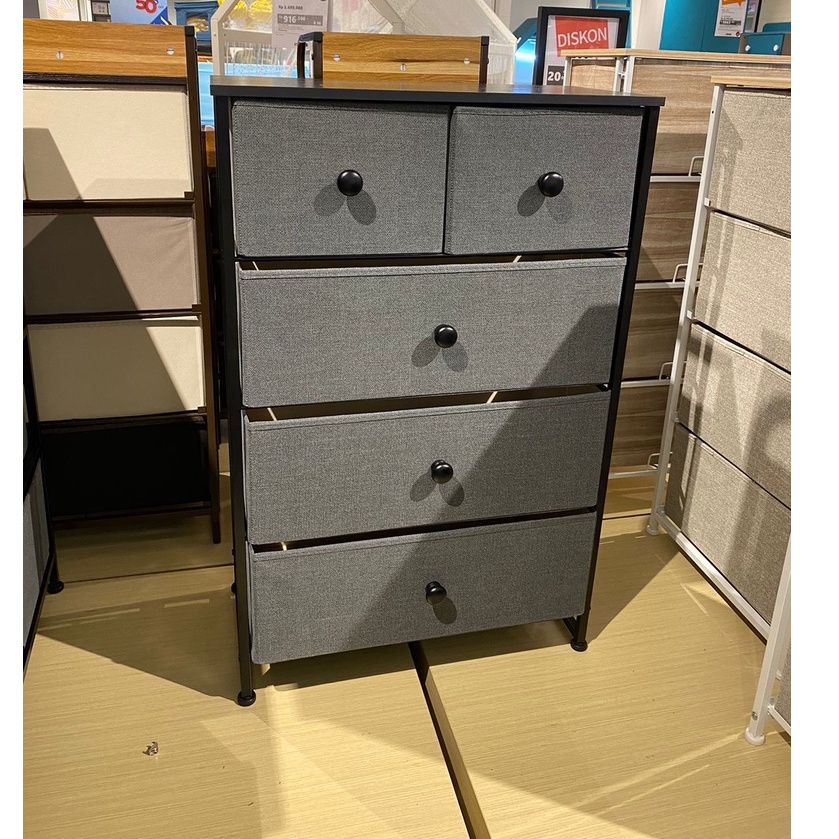 Jual INFORMA Fergie Kabinet/Drawer ABU Aesthetic SALE 30% | Shopee ...