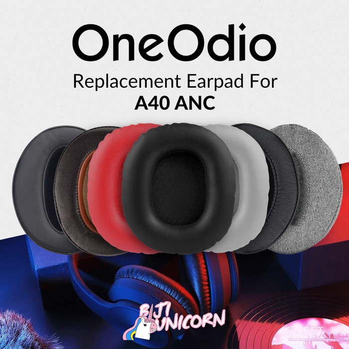Jual Earpad Earcup Ear Cushion Oneodio A40 ANC A 40 Bantalan Busa Foam ...