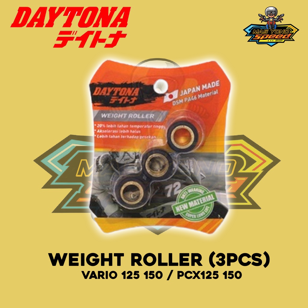 Jual Daytona Weight Roller Bos CVT Roller Vario 125 150 PCX 125 150 ...
