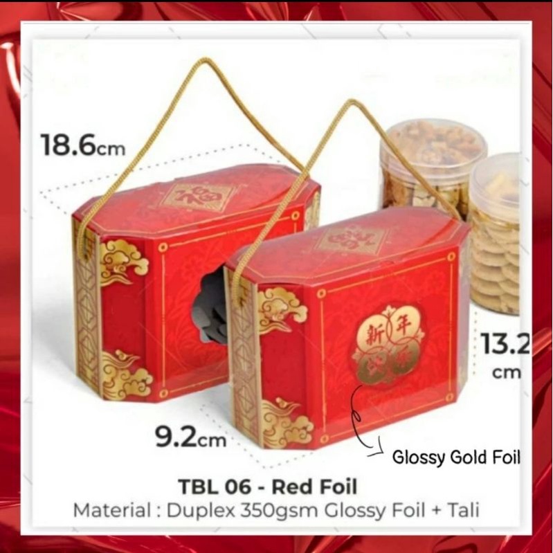 Jual CNY Jar Box Imlek Dus Toples Kue Kering Kemasan Packaging | Shopee ...