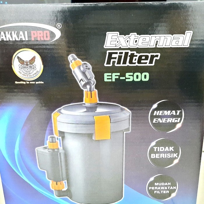 Jual Pompa Aquarium Canister EXTERNAL FILTER SAKKAI PRO EF 500 6 Watt ...