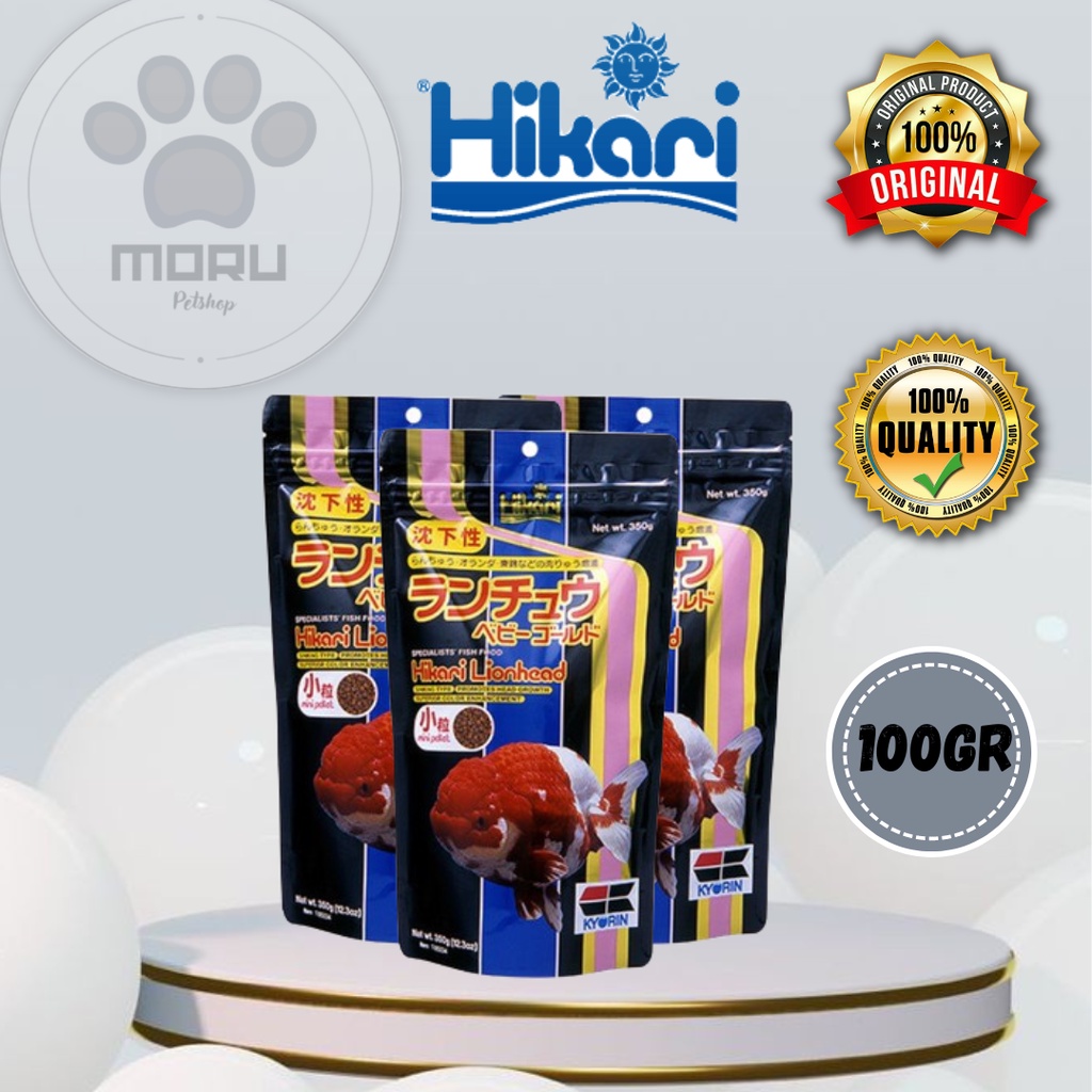 Jual Hikari Lionhead Mini 100 gr Pakan Ikan | Shopee Indonesia