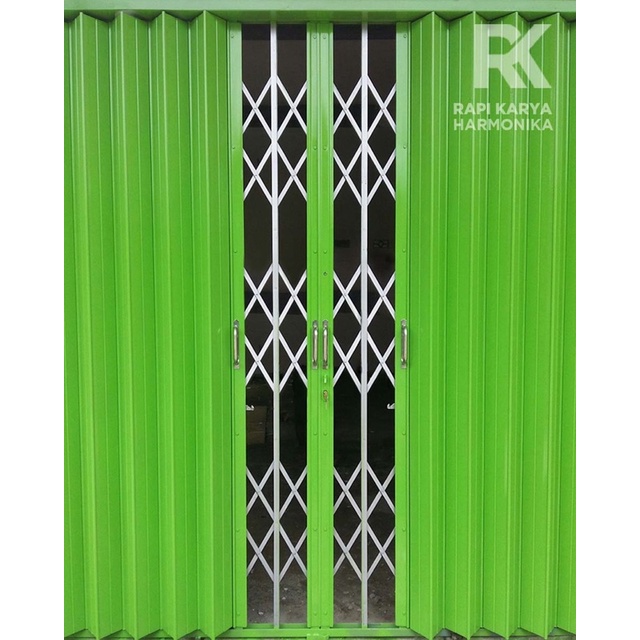 Jual Pintu Harmonika Pintu Ruko Folding Gate Rolling Door | Shopee ...