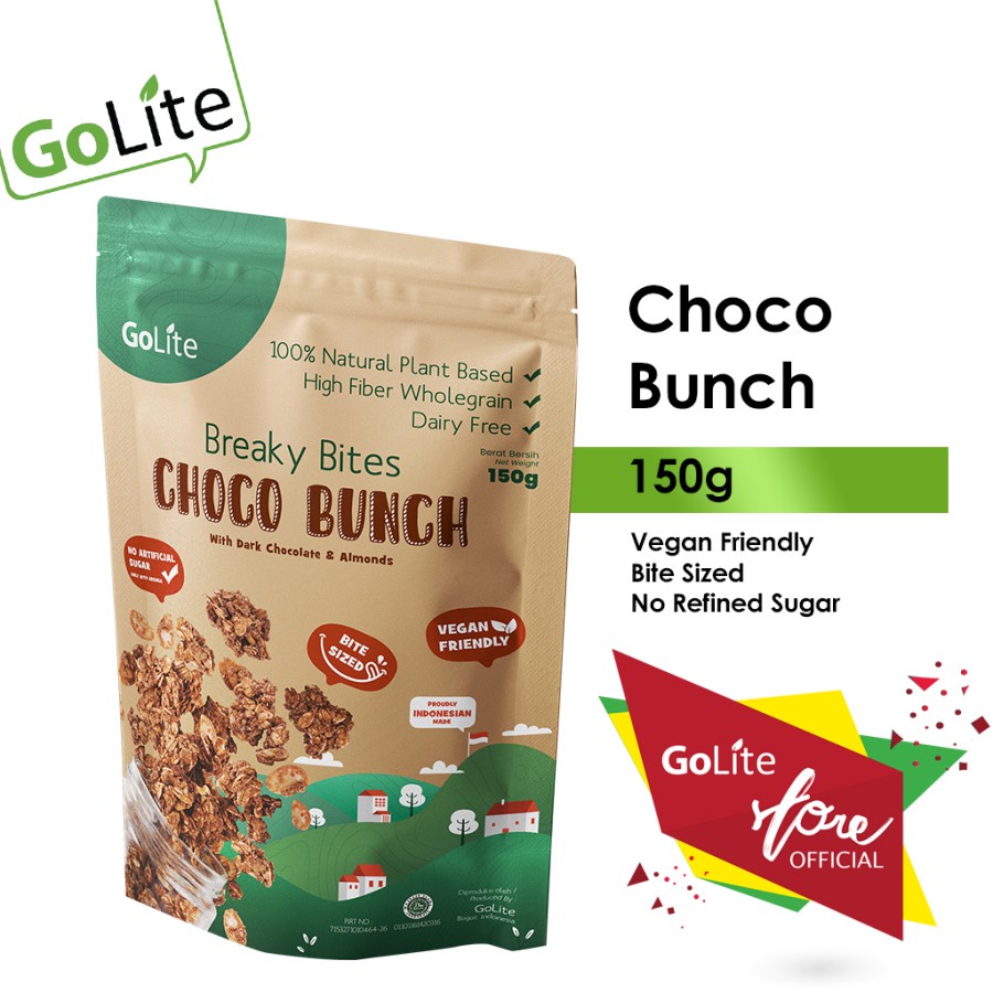 Jual GOLITE CHOCO BUNCH 150 GR | Shopee Indonesia