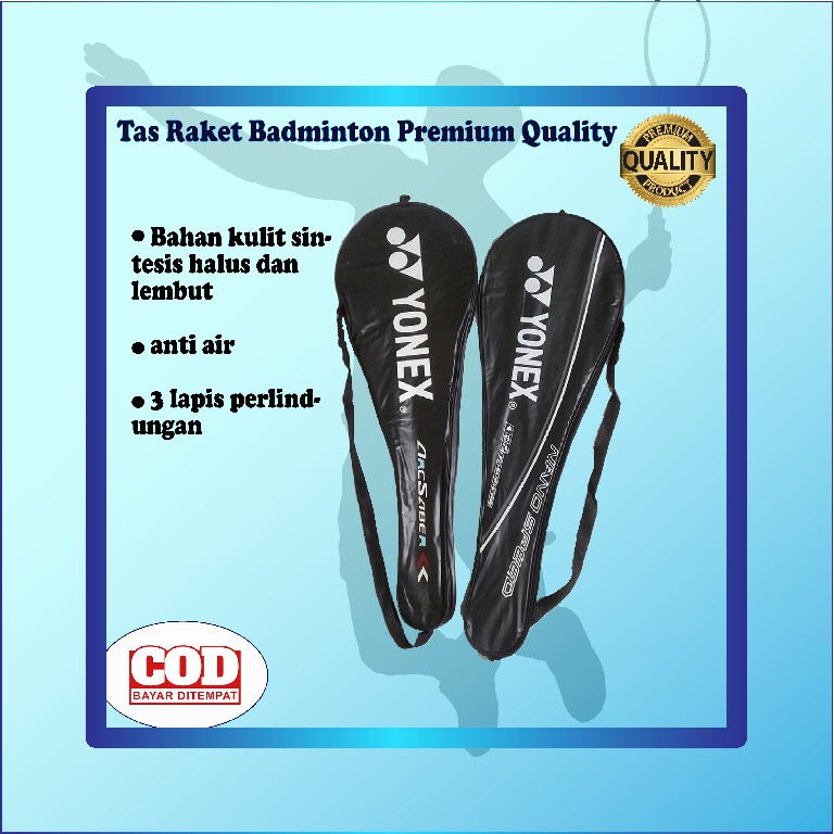 Jual TAS RAKET BADMINTON PREMIUM TAS BULUTANGKIS 3 LAPIS ANTI AIR ...