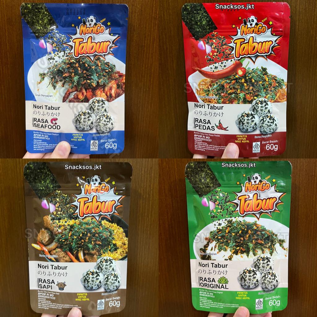 Jual NoriGo Tabur Rumput Laut Sprinkles Laver Seaweed Original / Sapi ...