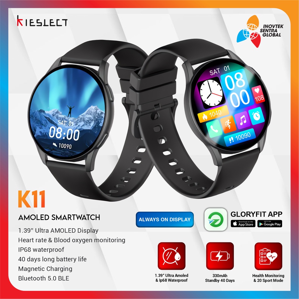 Jual Kieslect K11 Ultra AMOLED Smartwatch - Garansi Resmi | Shopee Indonesia
