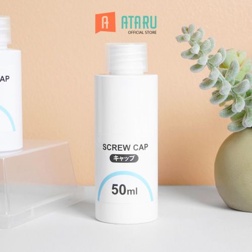 Jual Ataru 50 Ml Botol Cairan Dengan Tutup Putar - Putih Travel Bottle ...