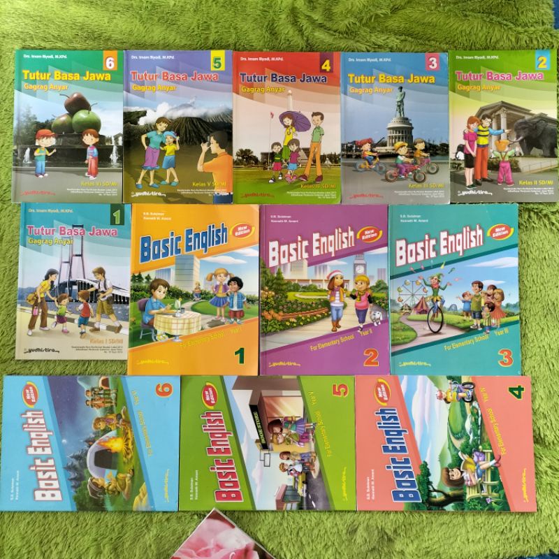 Jual ORIGINAL BUKU TUTUR BASA JAWA GAGRAG ANYAR BASIC ENGLISH KELAS 6 5 ...