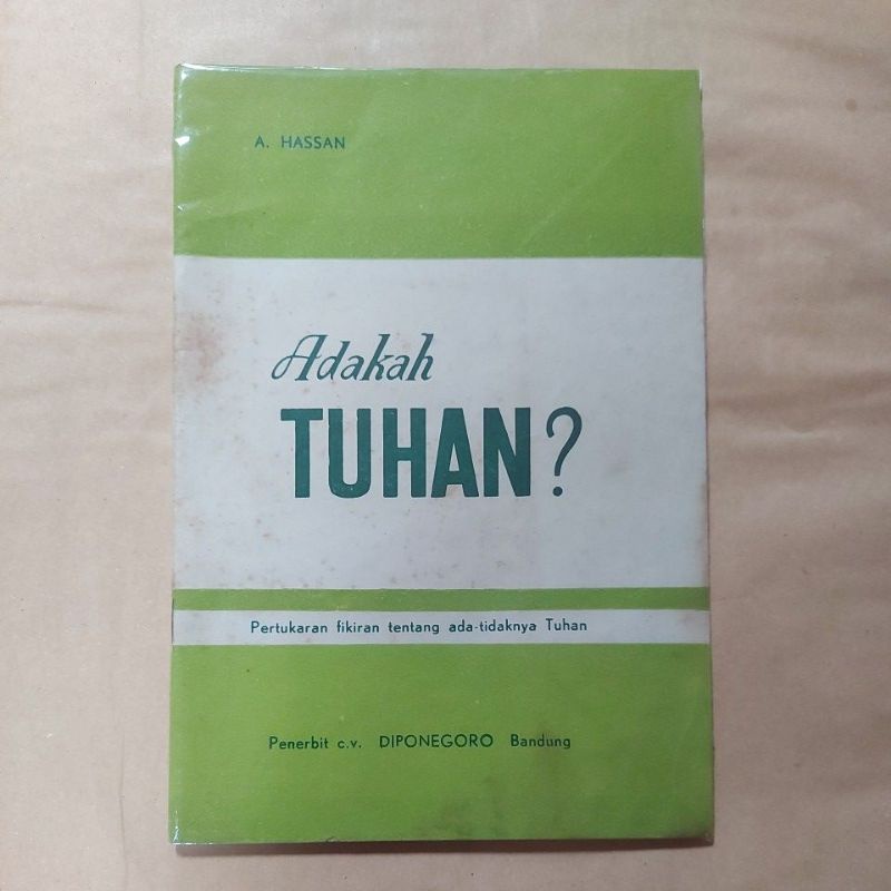 Jual Buku Adakah Tuhan ? A.Hassan | Shopee Indonesia