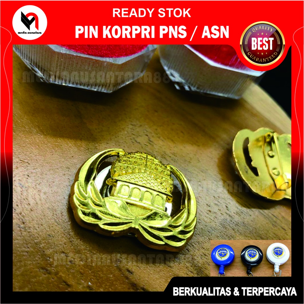 Jual Lencana KORPRI Pin Korpri PNS / ASN Grade Impor | Shopee Indonesia
