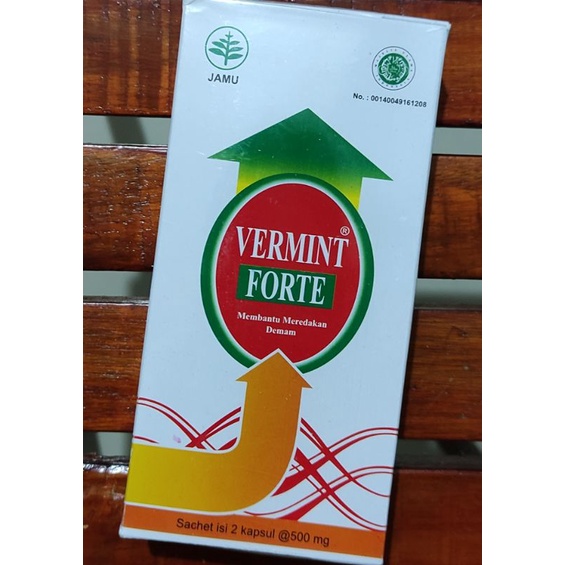 Jual Vermint Forte Isi 30 Kapsul / Kapsul Cacing / Obat Tipes / Obat ...