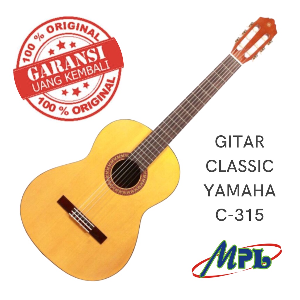Jual GITAR KLASIK / GITAR CLASSIC YAMAHA C-315 / C315 / C 315 ORIGINAL | Shopee Indonesia