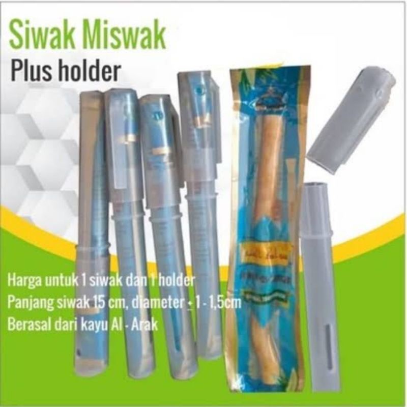 Jual Siwak Kayu dan Tempatnya Siwak plus Holder atau Tempat Siwak ...