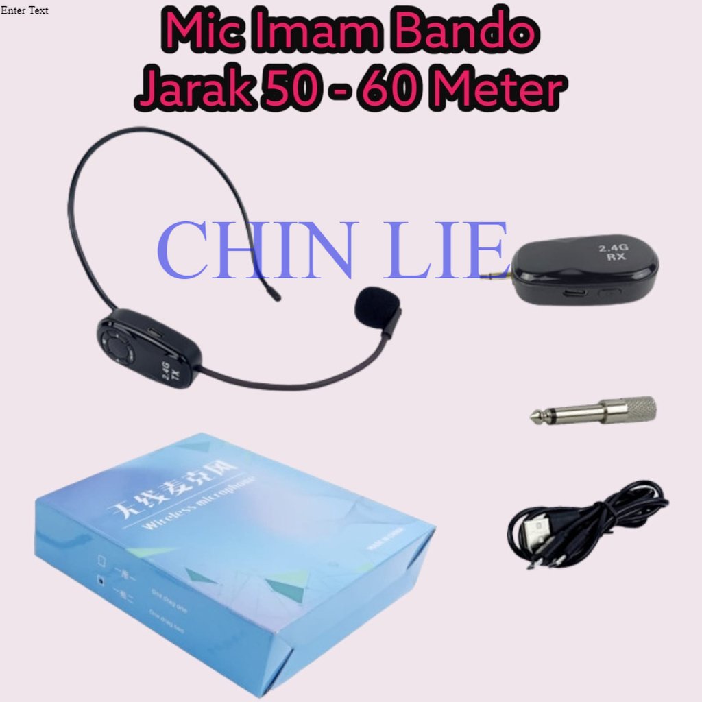 Jual MIC WIRELESS BANDO UNTUK IMAM PRESENTASI TARAWIH ZOOM KOTBAH ...