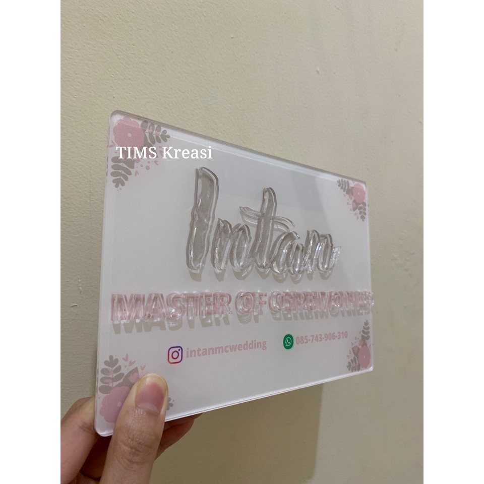 Jual Cue Card A5 | Papan MC | Que Card Akrilik | Papan Akrilik MC + Cutting Letter + Biaya ...