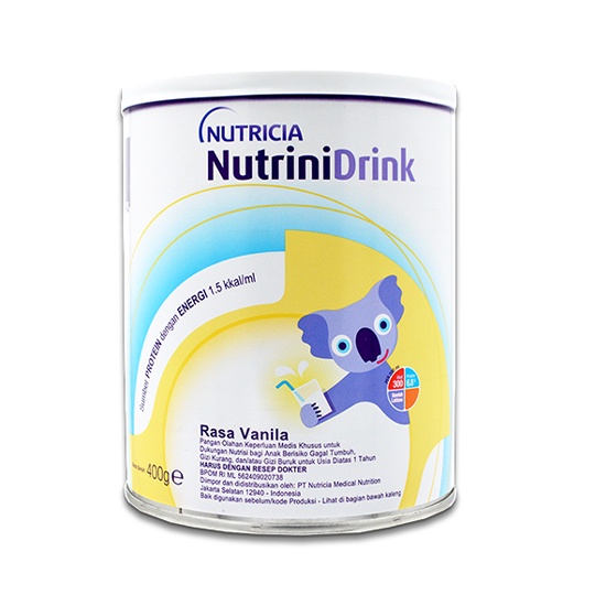 Jual NUTRINIDRINK SUSU TINGGI KALORI PENAMBAH BERAT BADAN ANAK 1-12 ...