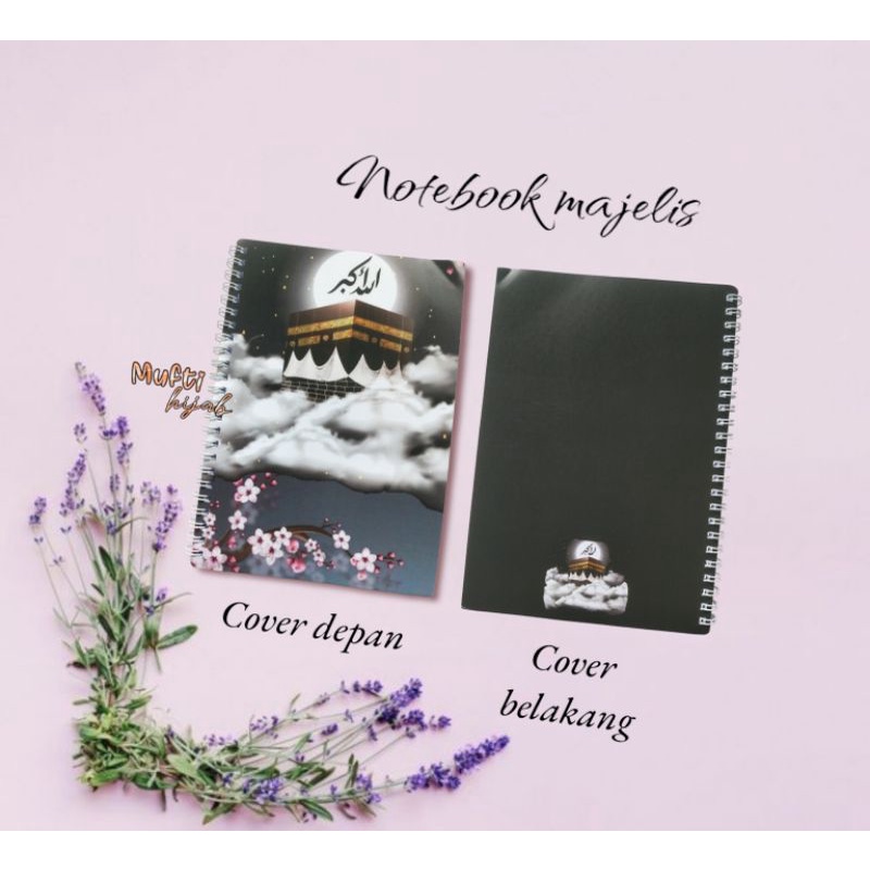 Jual notebook Majelis notes spiral ngaji buku catatan santri santriwati ...