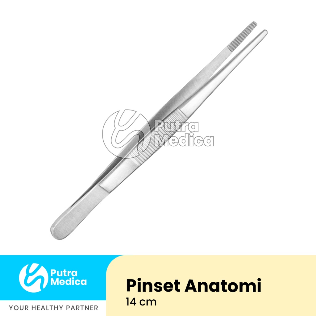 Jual Sakamed Pinset Medis / Penjepit Jaringan / Dressing Tissue Forcep ...
