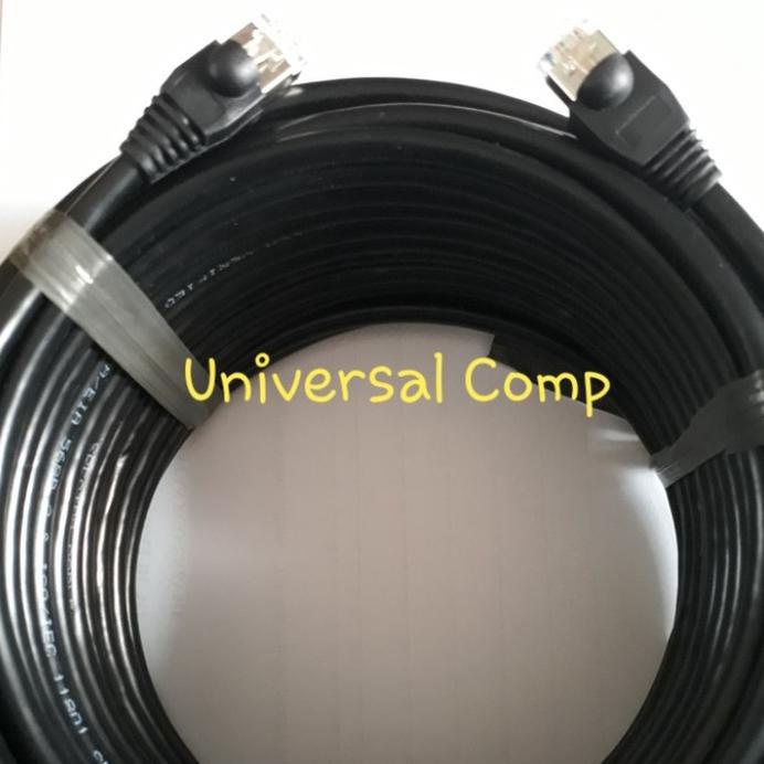 Jual PRODUK- KABEL LAN FTP/STP CAT 6 80 METER OUTDOOR RJ45 BESI/METAL ...