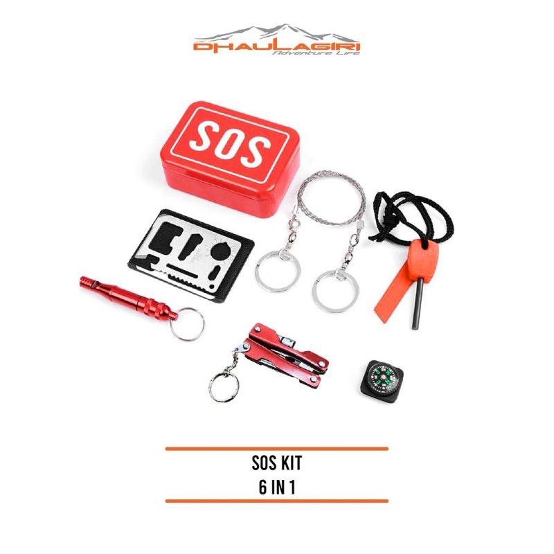 Jual SURVIVAL KIT SOS KIT 6 IN 1 l | Shopee Indonesia